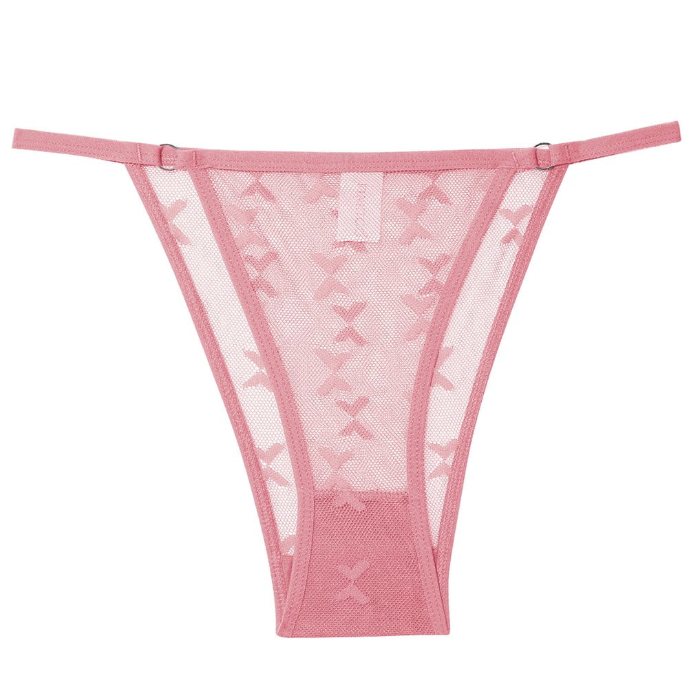 Buyisi Womens Sexy Panties Lace Sheer See Through Thong Underwear G