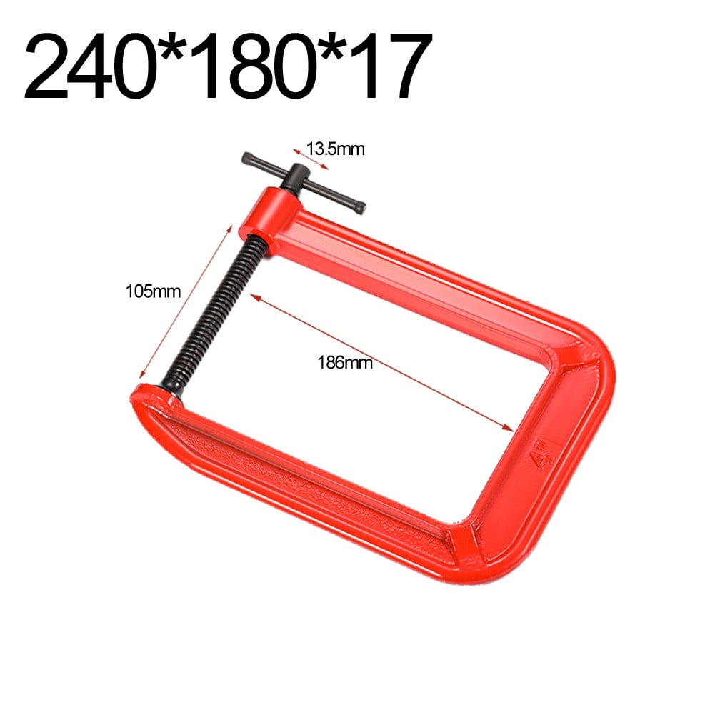BUYISI Woodworking Fixture Essential Heavy Duty G Type Clamp for Strong ...