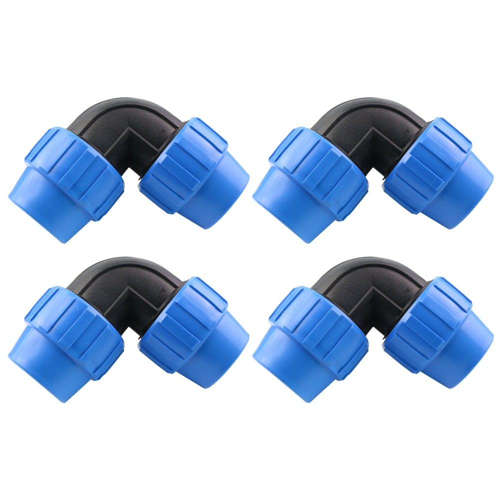 BUYSIS 4Pcs Pe Pipe Quick-Connect Elbow Union Type Quick-Connect ...