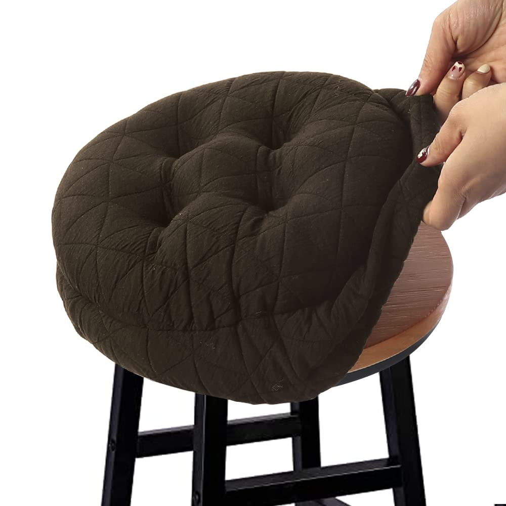 BUYUE Seat Cushion for Round Bar Stool, Dia.13 Luxury Fashion Jacquard ...