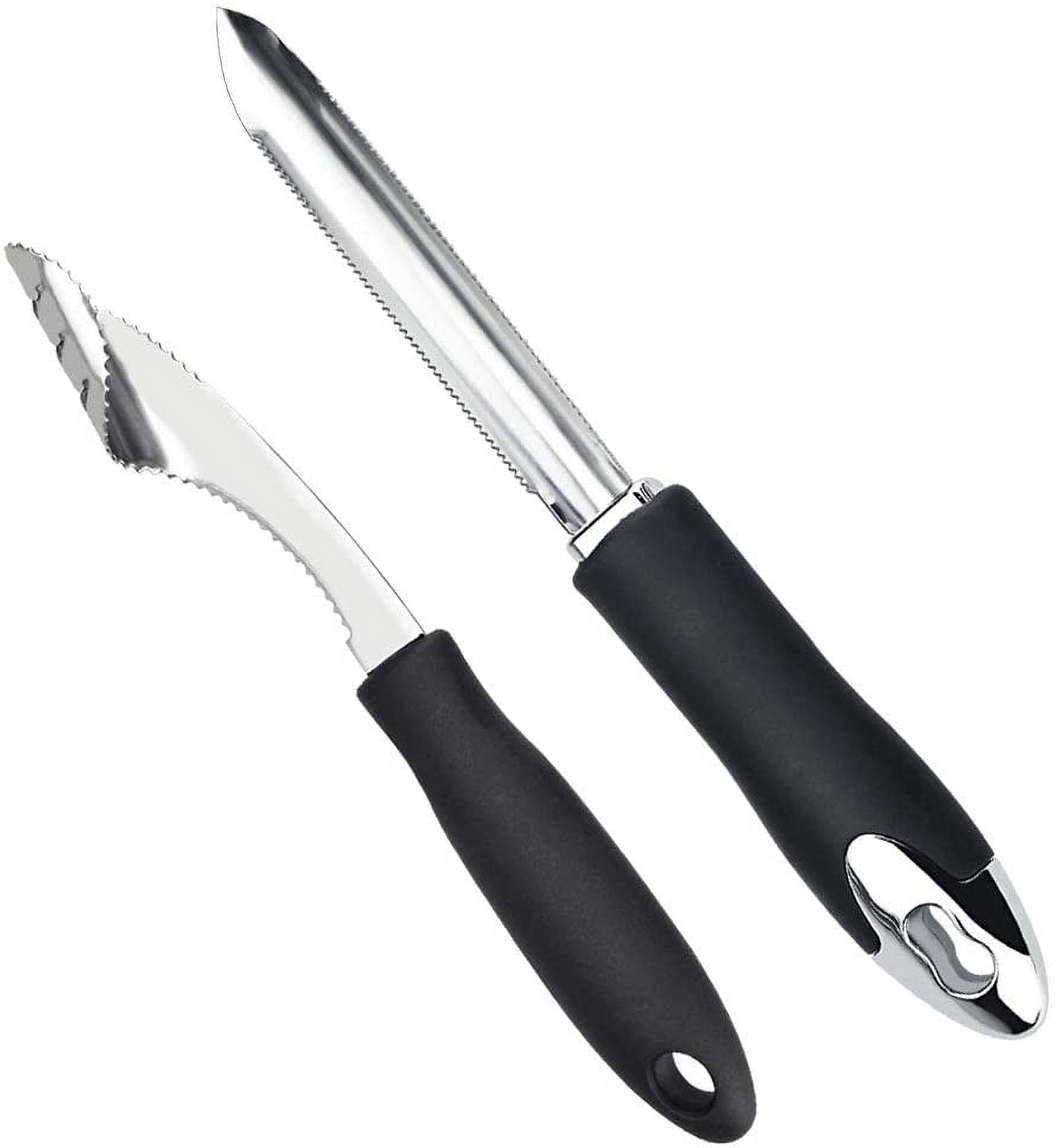 BUZIFU 2 PCS Chili Pepper Corer, Stainless Steel Serrated Coring Gadget ...
