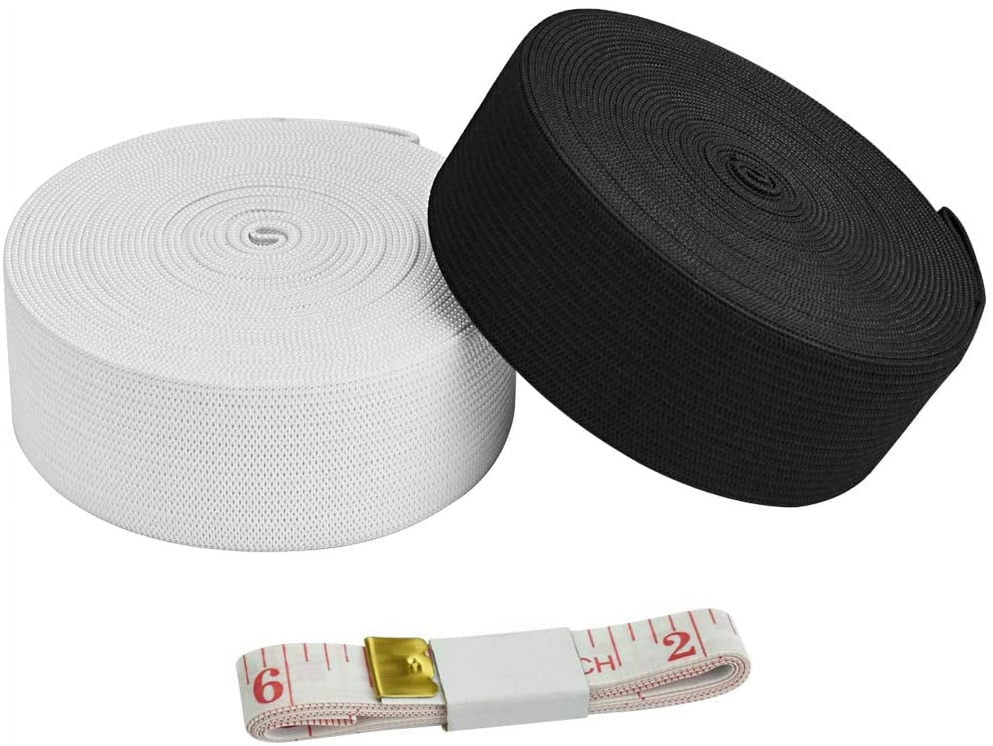 BUZIFU 3cm Wide Elastic Band Elastic Sewing Bands Waistbands Ribbon ...