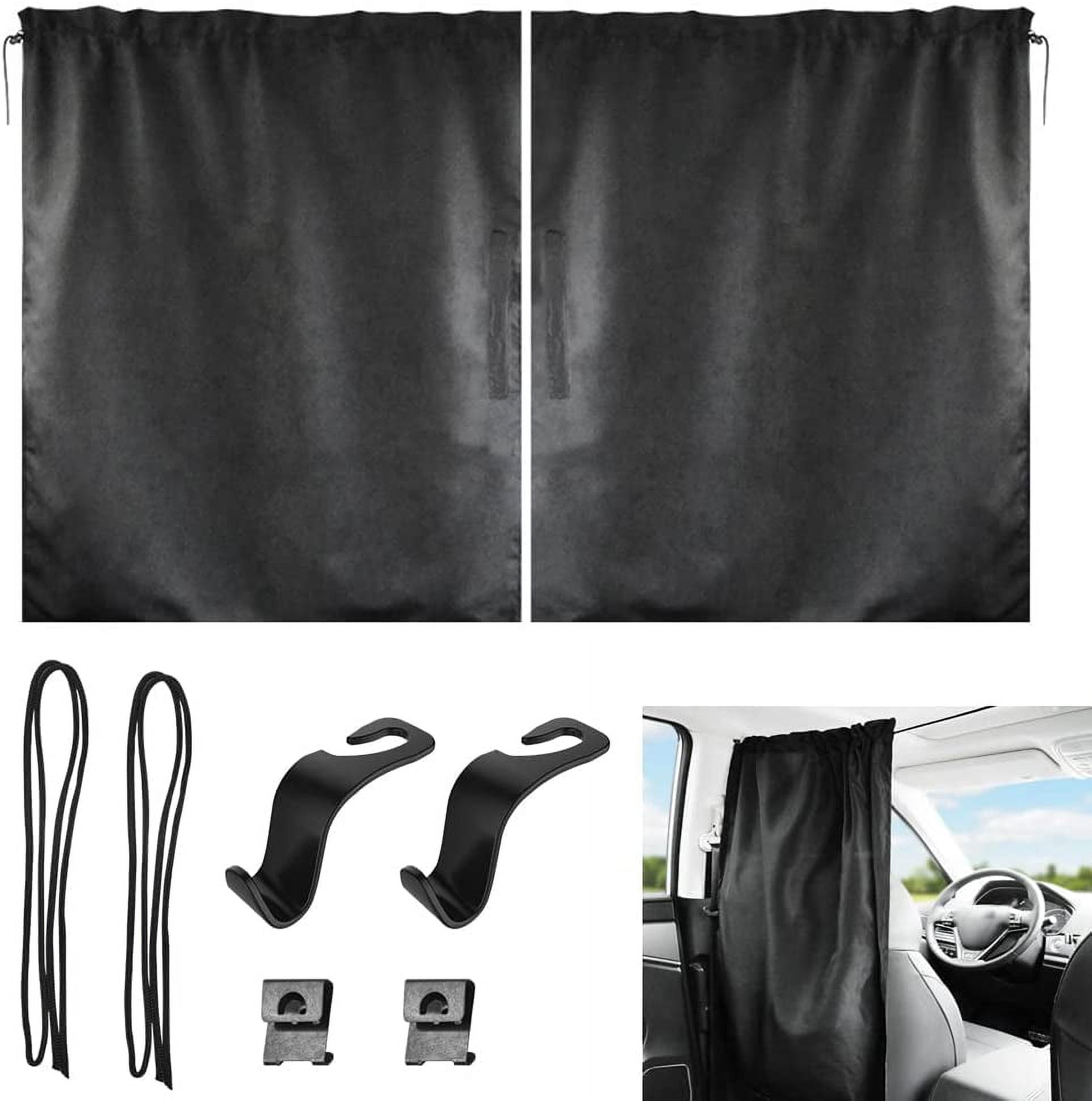 BUZIFU Car Divider Privacy Curtains, Sun Shades, Side Window Covers, 55 ...