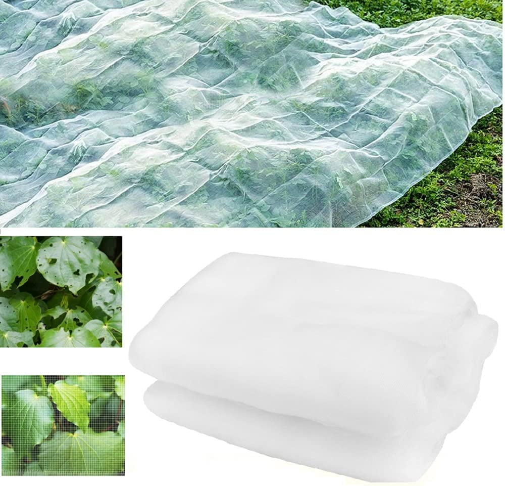 BUZIFU Garden Netting Insect Net Garden Vegetable Protective Mesh Net ...