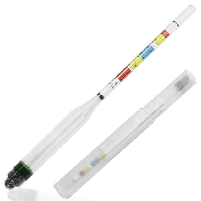BUZIFU Hydrometer Scale Home Brew Hydrometer Triple Scale Hydrometer ...
