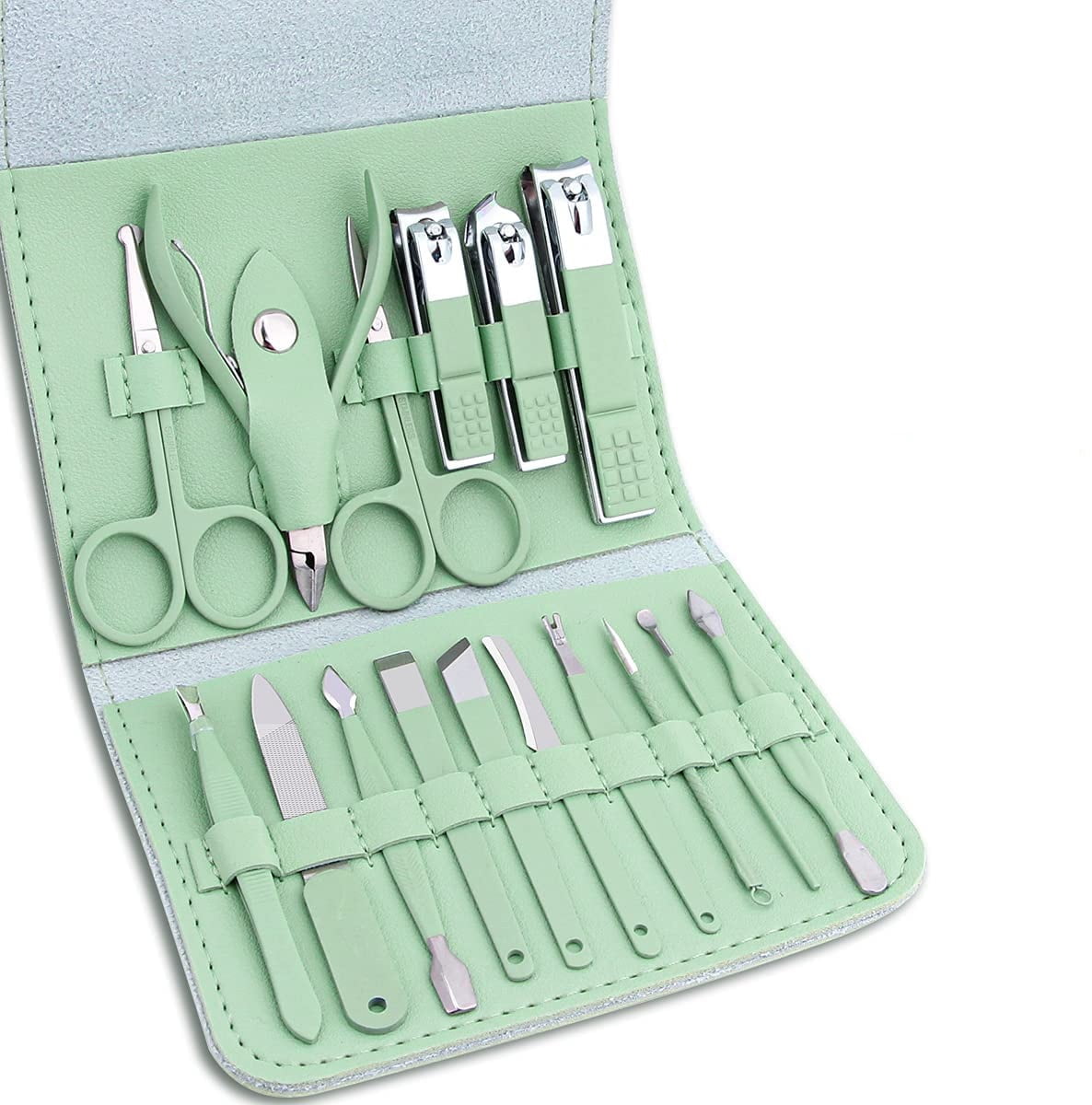 BUZIFU Manicure Set Professional Pedicure Kit Nail Care Tools - 16 in 1 ...