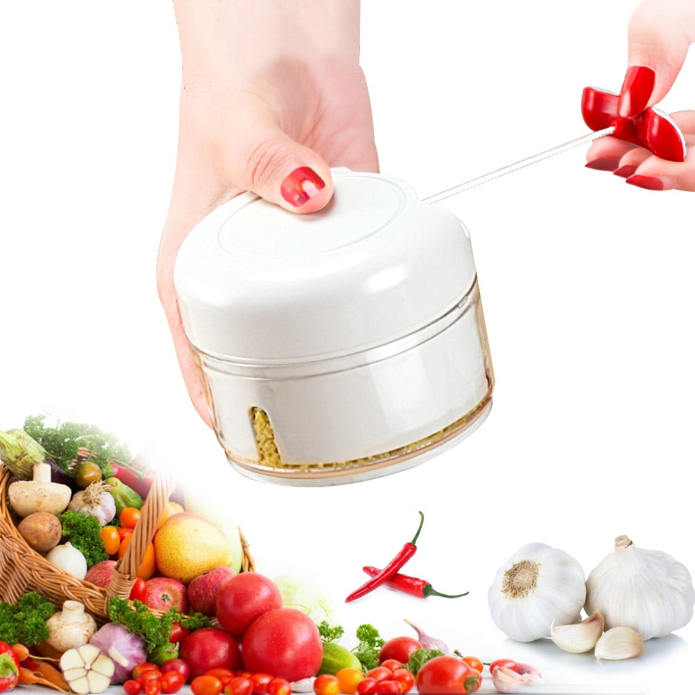 BUZIFU Manual Food Chopper Multifunction High Speedy Chopper Powerful Manual Handheld Food ...