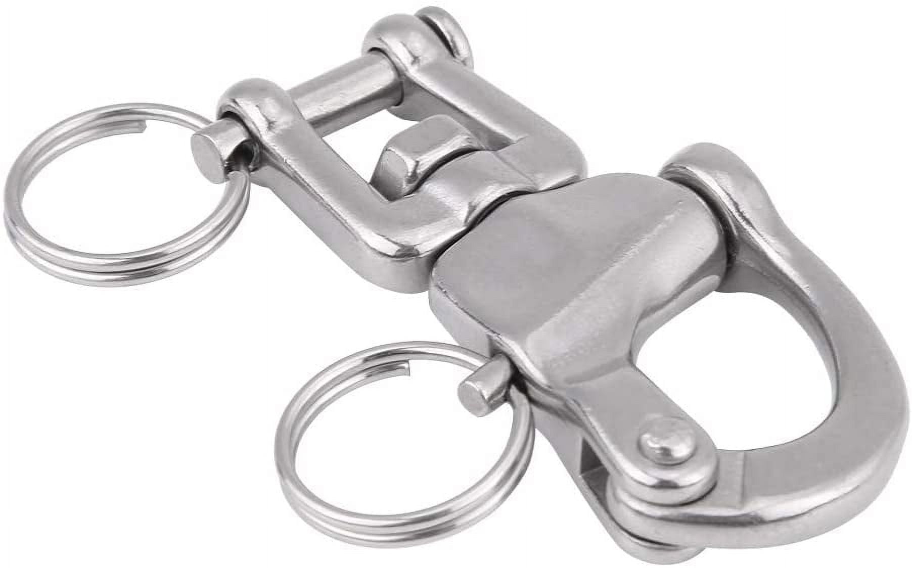 BUZIFU Snap Swivel Shackle, 316 Stainless Steel Swivel Eye Snap Shackle ...