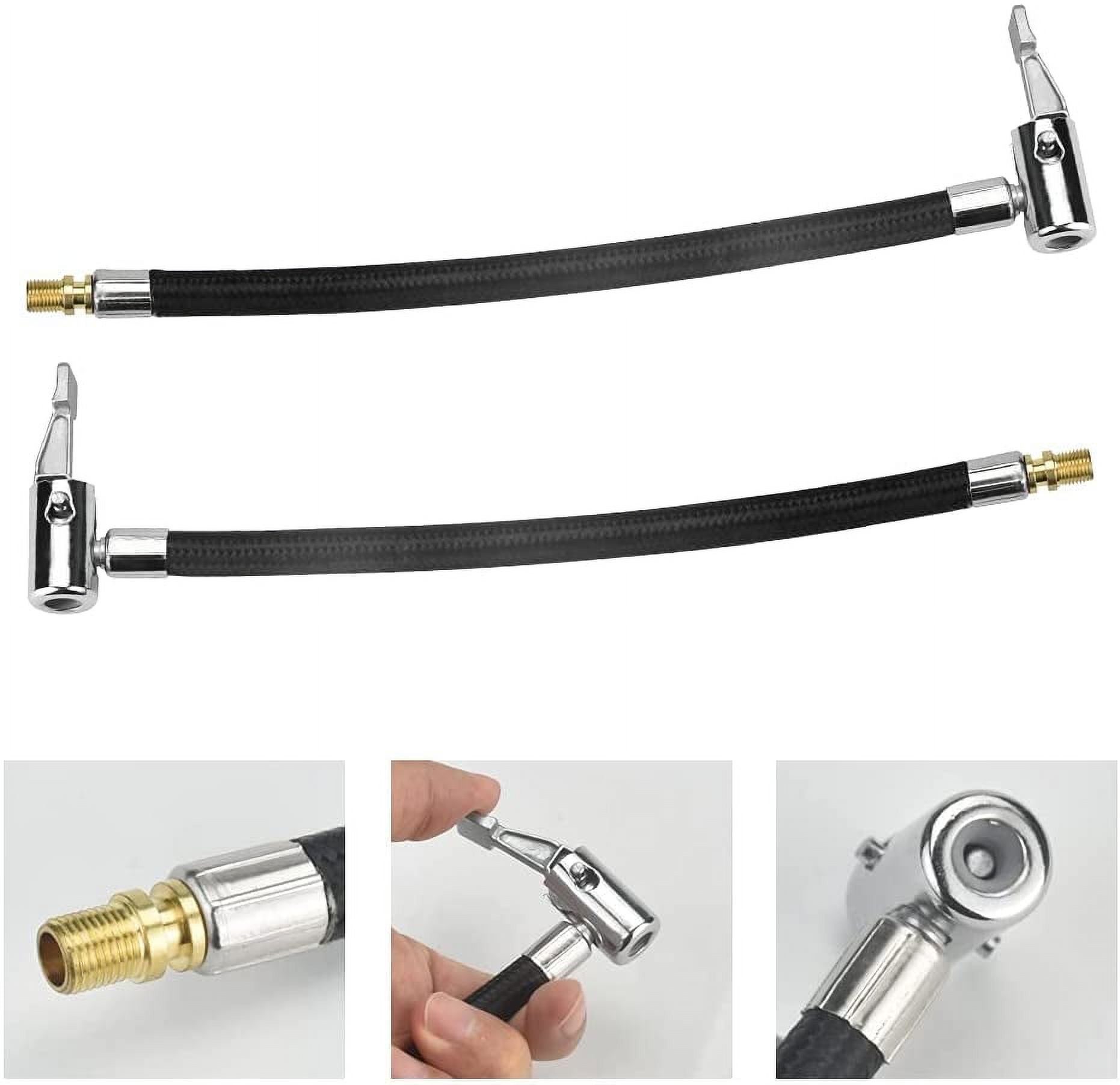 BUZIFU Tyre Valve Connector,Pump Connector,2Pcs Inflator Pump Hose ...