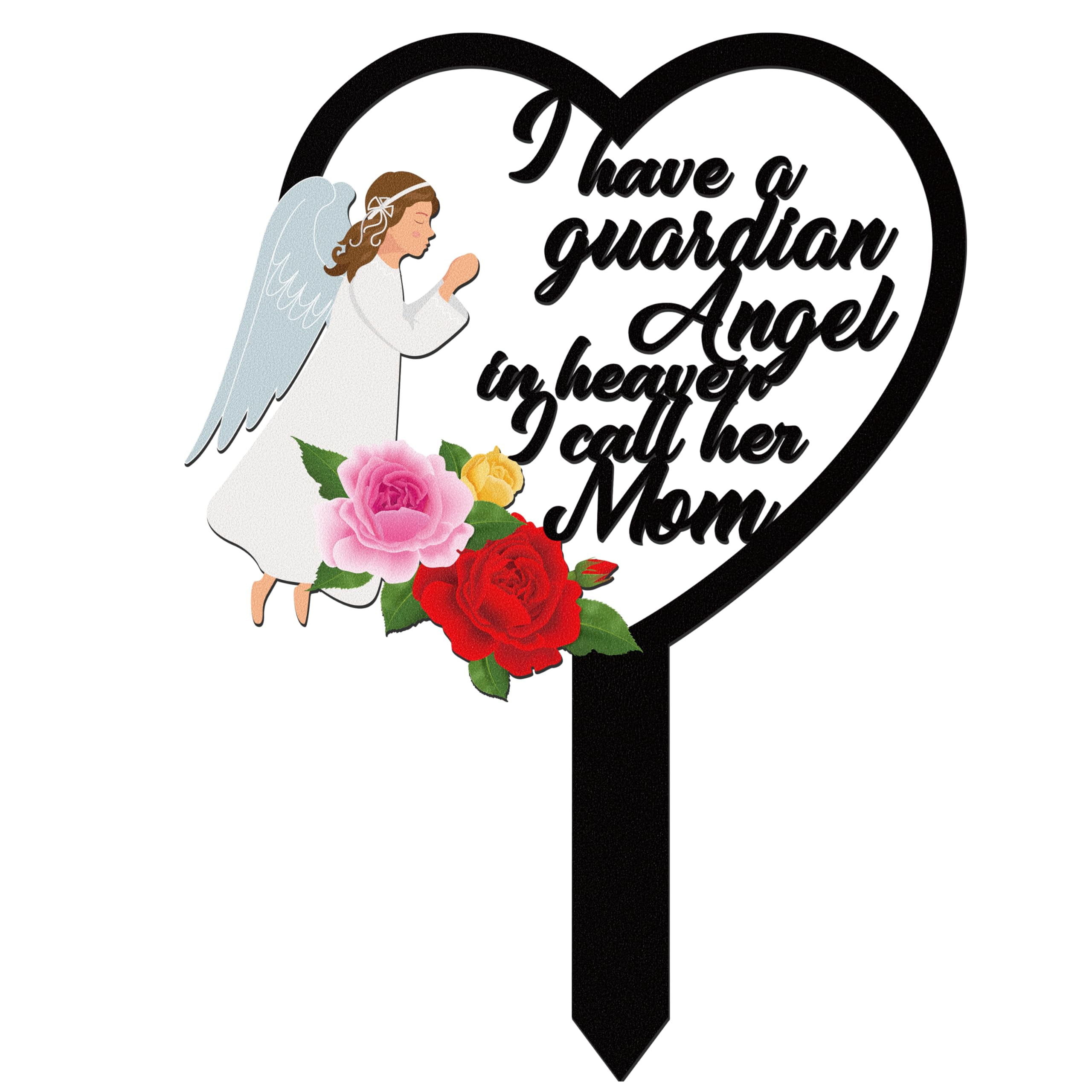 BUoonyer Stake Graves Cemetery IFF17 Decorations - Mom Metal Grave ...