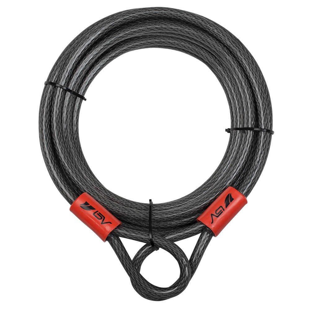 BV Heavy-Duty 30FT Security Cable with Loops - 10mm (3/8 Inch) Cut ...