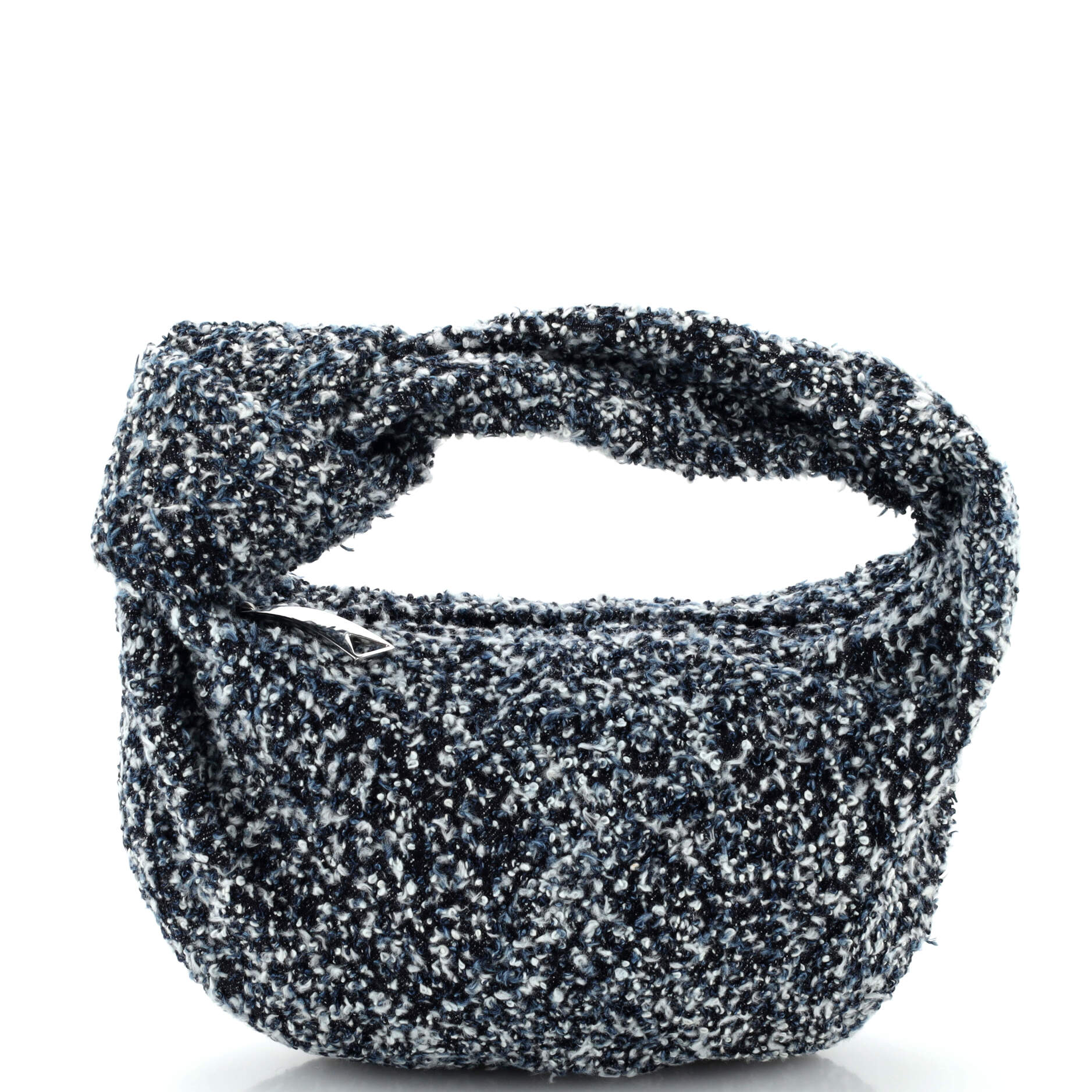 Pre-Owned BV Jodie Hobo Boucle Denim Mini By Rebag - Walmart.com