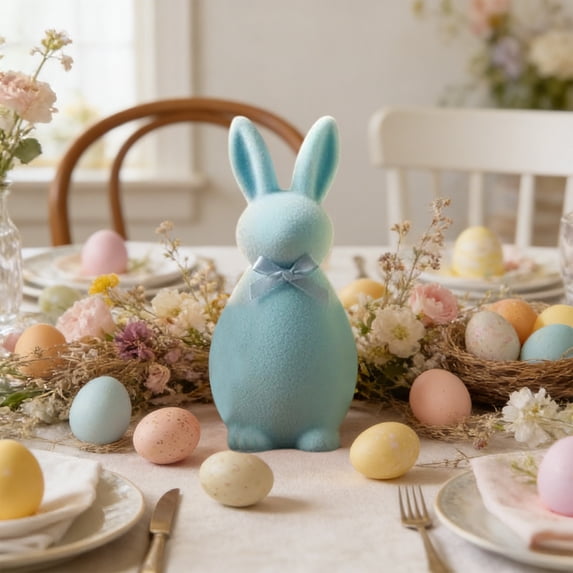 BVEBJDX Easter Decorations Easter Bunny Figurines Desktop And Home ...