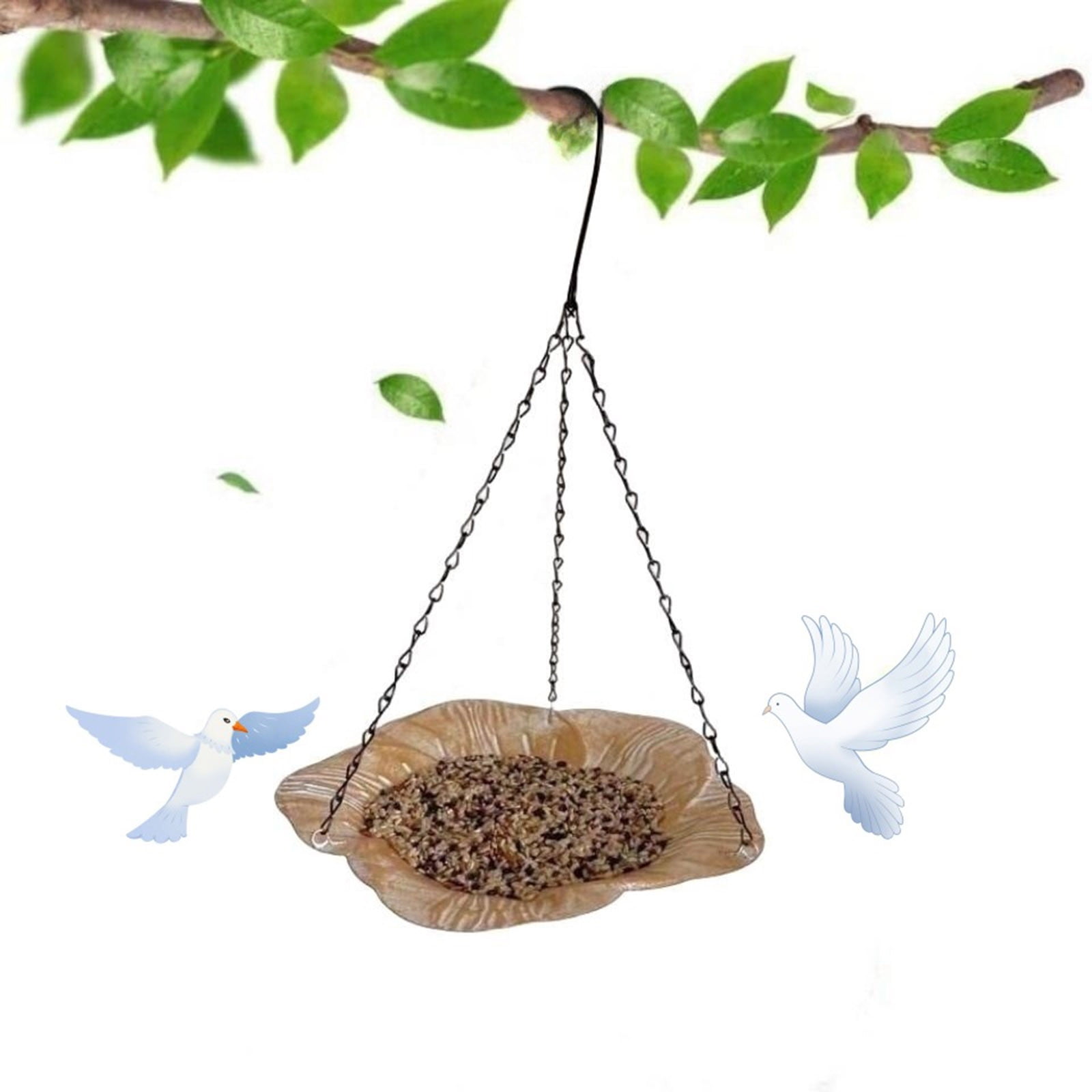 BVEBJDX Hanging Feeder Seed Tray, Platform Mesh , Outdoor Garden ...