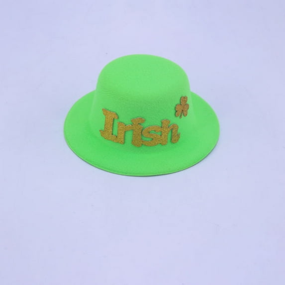 BVEBJDX St. Patrick's Day Green Hat Hair Card Hat Decoration Irish ...