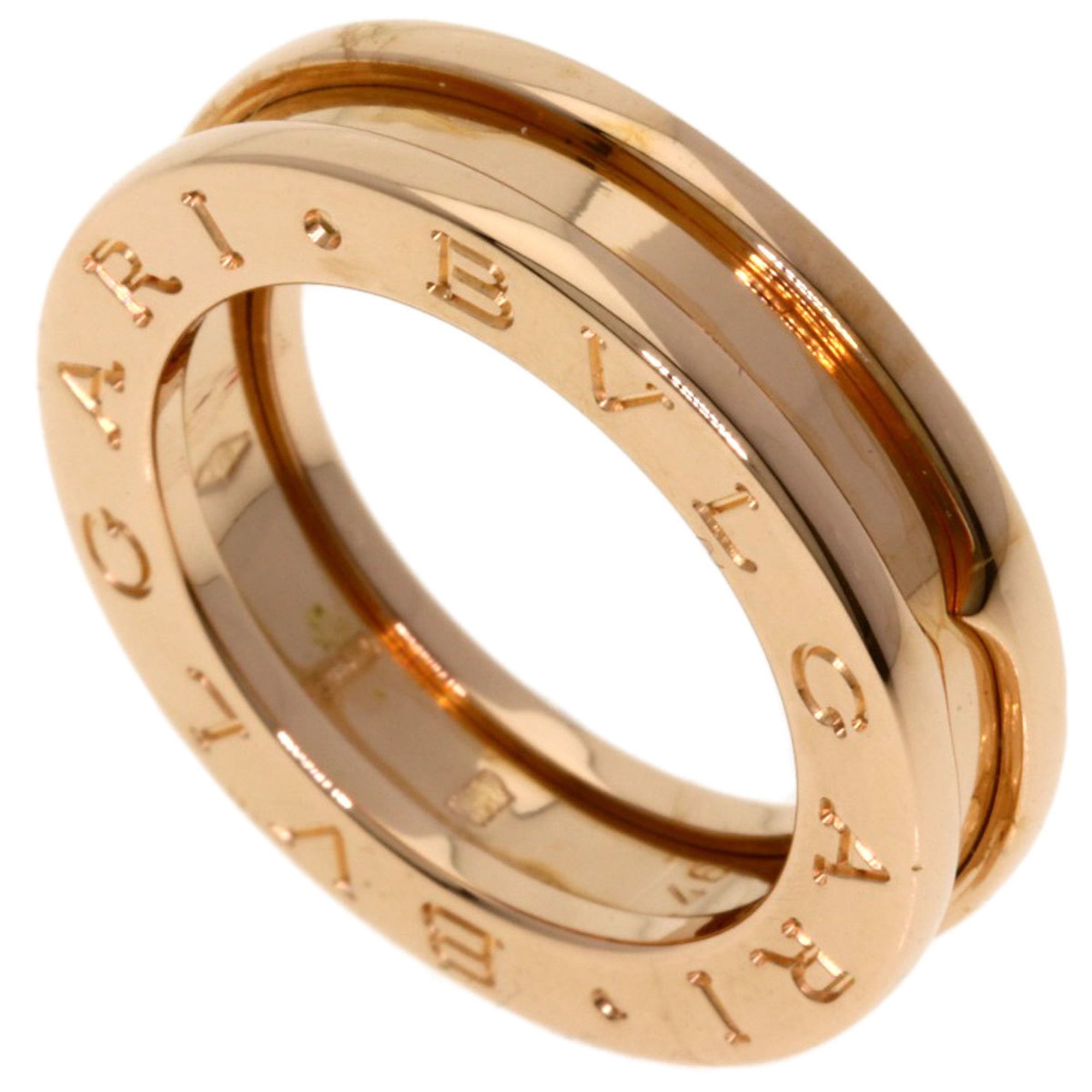 Pre-Owned BVLGARI B-zero1 B-zero One 1 Band #46 Ring, K18 Pink Gold, Women's (Good) - Walmart.com