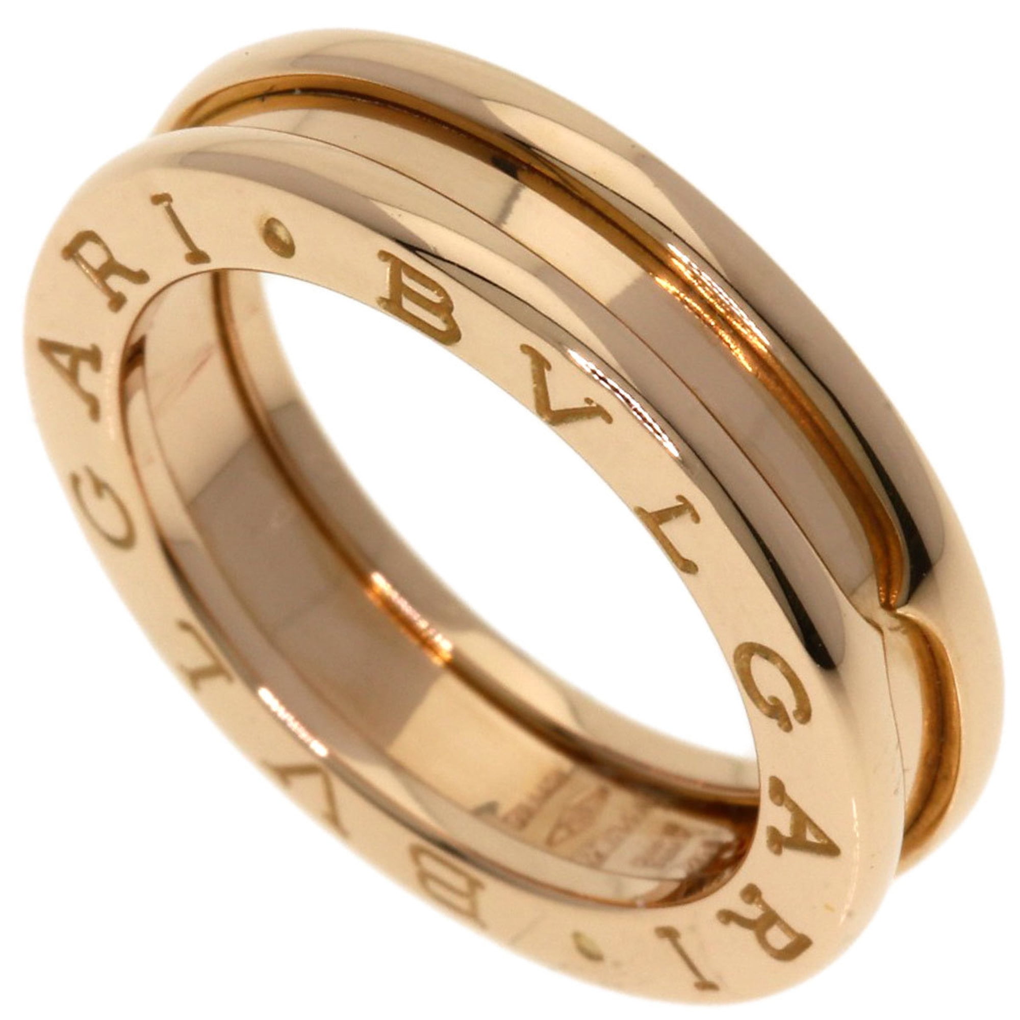 Pre-Owned BVLGARI B-zero1 B-zero One 1 Band #48 Ring, K18 Pink Gold, Women's (Good) - Walmart.com