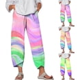 BVOFAR Barrel Pants for Women High Waisted Wide Leg Harem Pant Casual ...