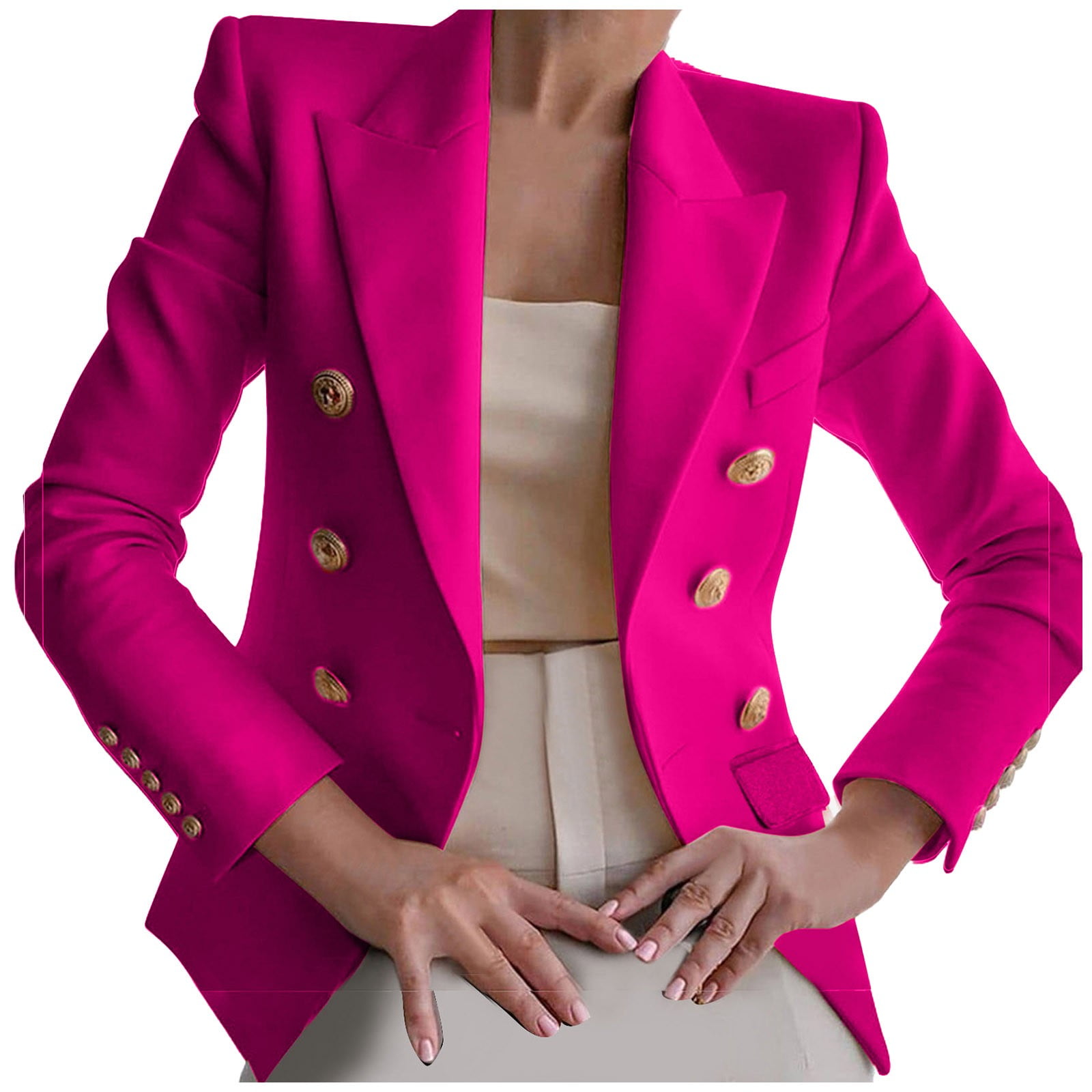 Bvofar Blazers For Women Business Casual Blazer Open Front Long Sleeve