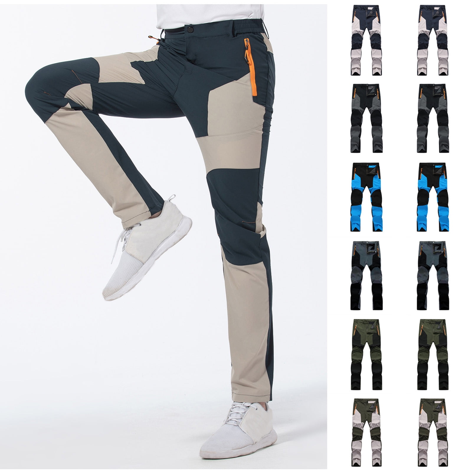 BVOFAR Hiking Pants for Men Casual Quick Dry Outdoor Camping Pant Loose ...
