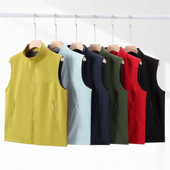BVOFAR Hiking Vests Jackets for Men Big and Tall Sleeveless Zip Up Vest ...