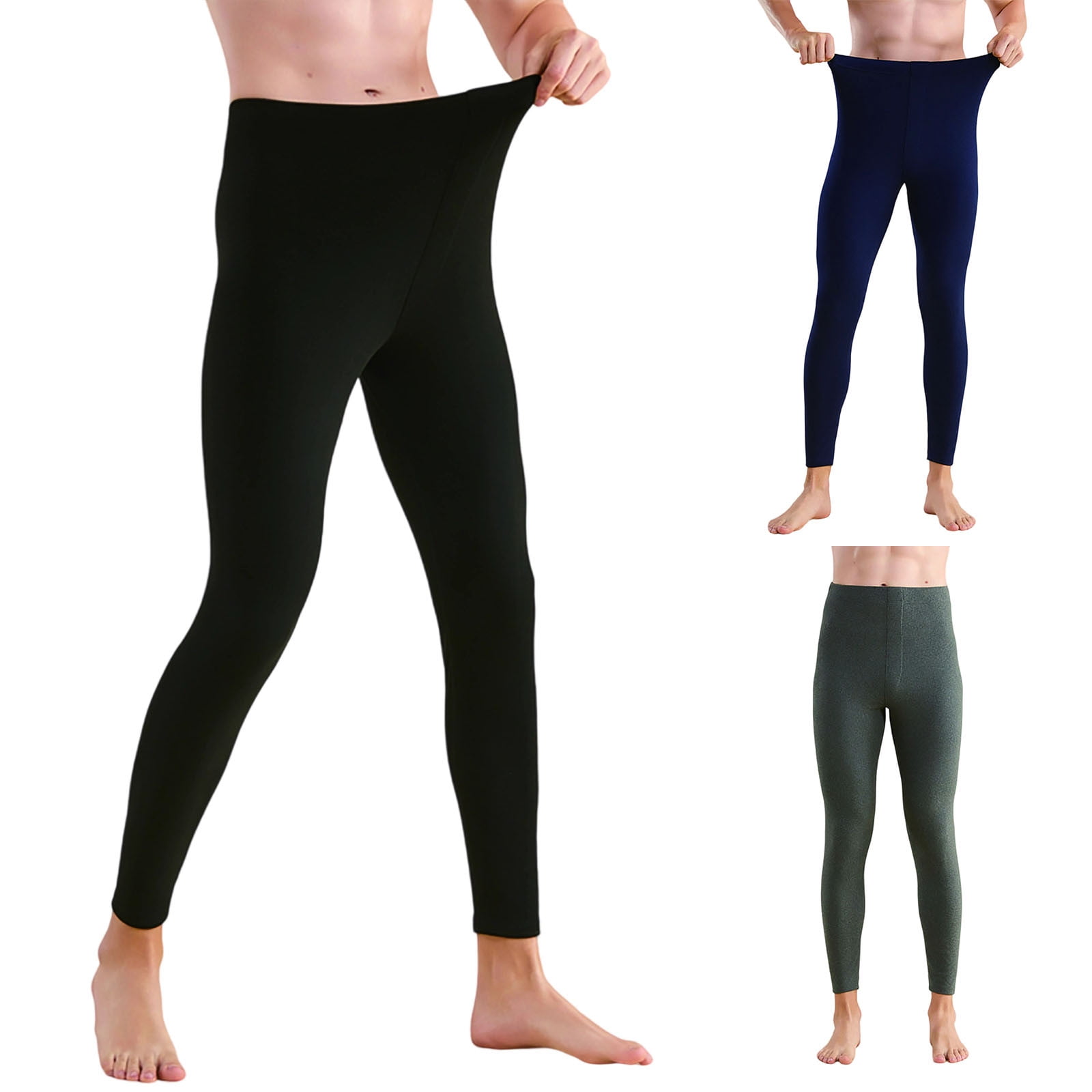 BVOFAR Long Johns for Men Thermal Soft Underwear Bottom Big and Tall ...