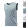 BVOFAR Men's Athletic Tank Tops Quick Dry Gym Tees Sun Protection UPF ...