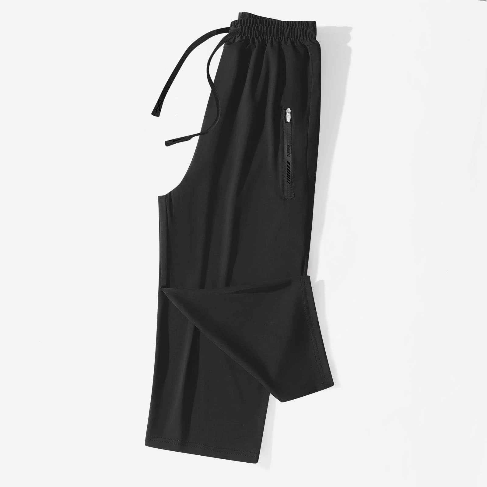 BVOFAR Plus Size Capri Pants for Women with Zipper Pocket Stretch High ...
