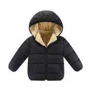 Gyratedream 2-6T Toddler Kids Little Boy Girl Winter Down Coat Fleece Lined Hooded Jacket ...