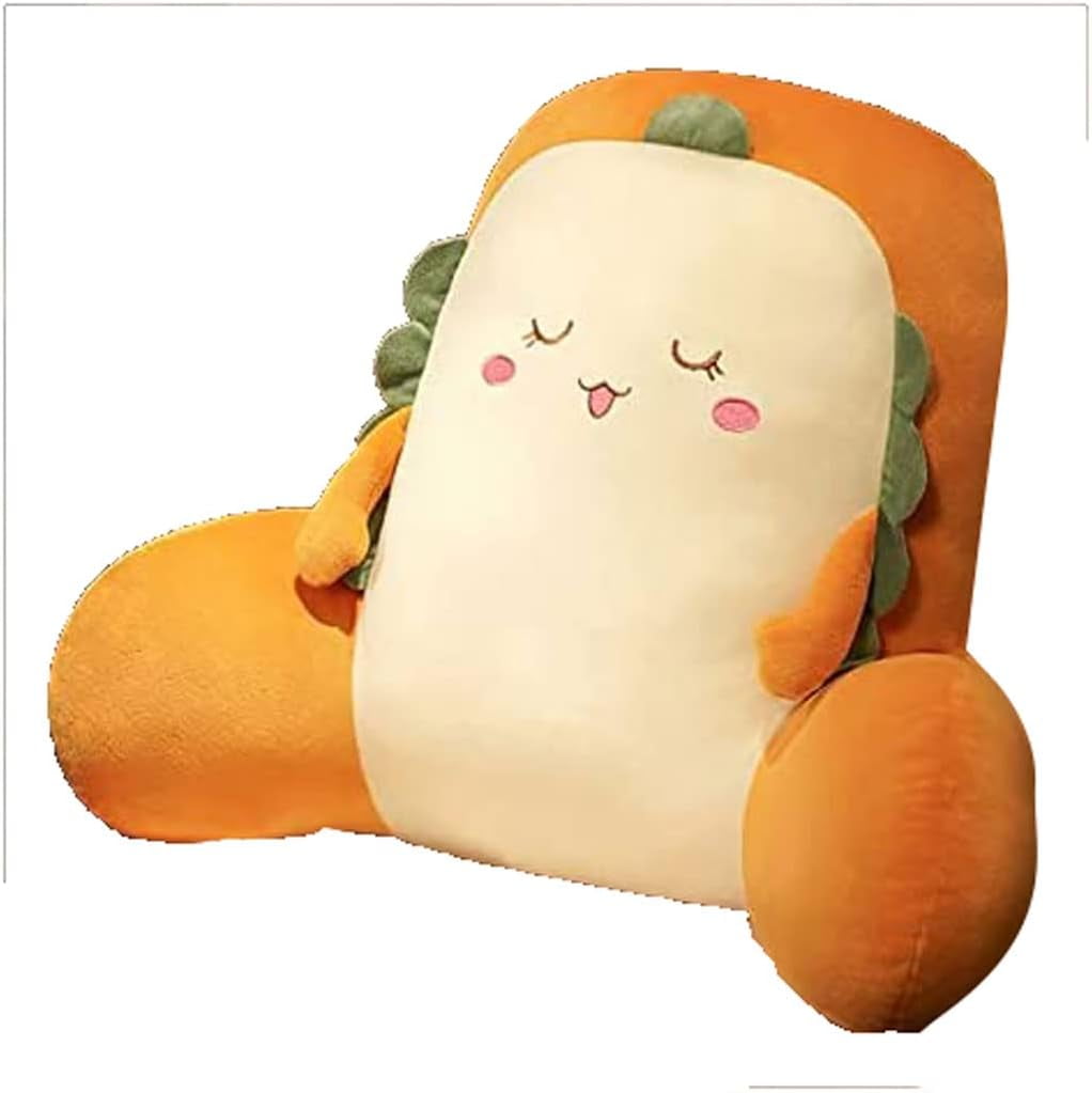 BVSPA Reading Pillow Body Pillow with Armrest Adult Backrest Lumbar ...