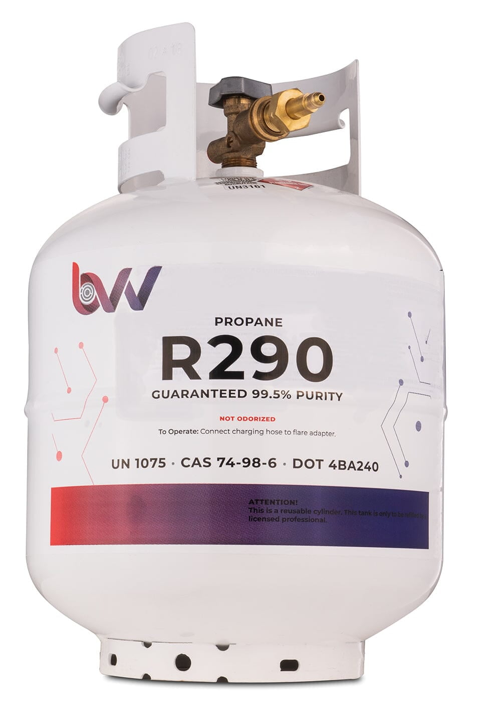 BVV 20LB High Purity USA PROPANE R290 - 99.5% Guaranteed - Walmart.com