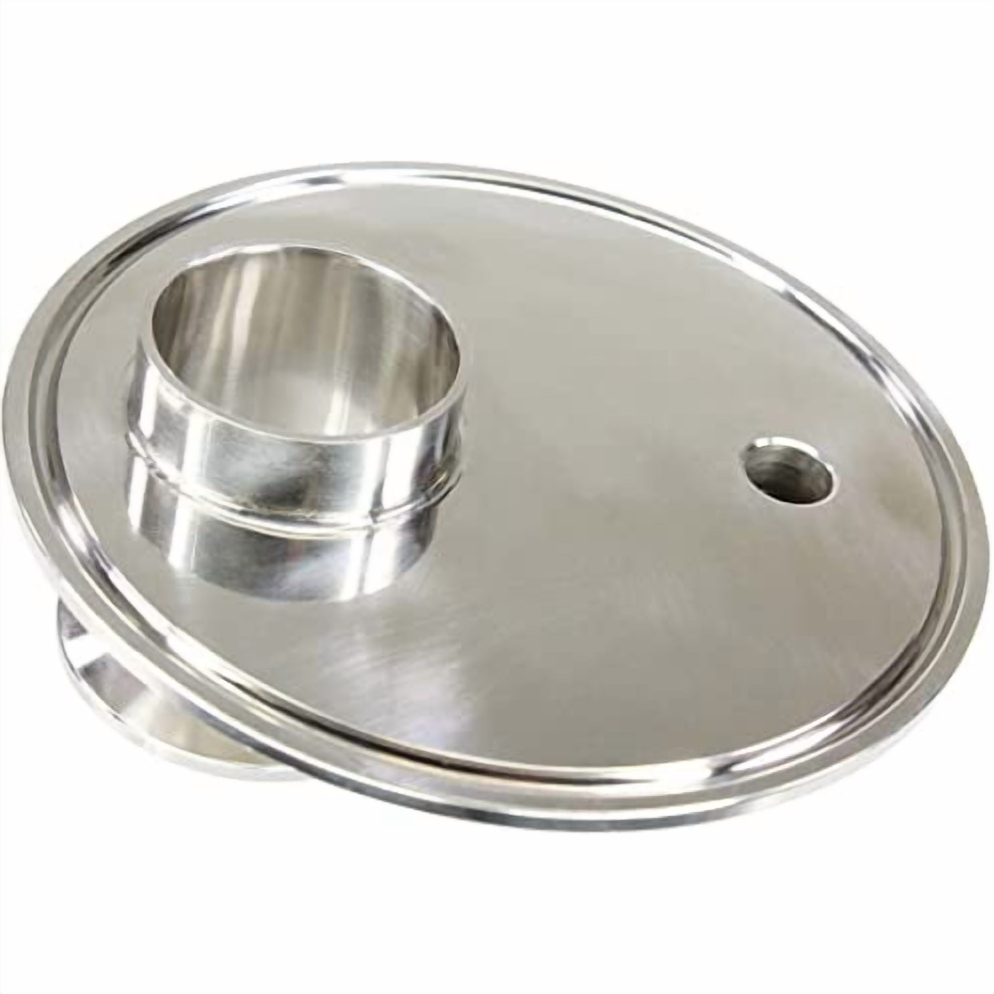 BVV 4" x 1.5" x1/4" FNPT Tri-Clamp Endcap - Walmart.com