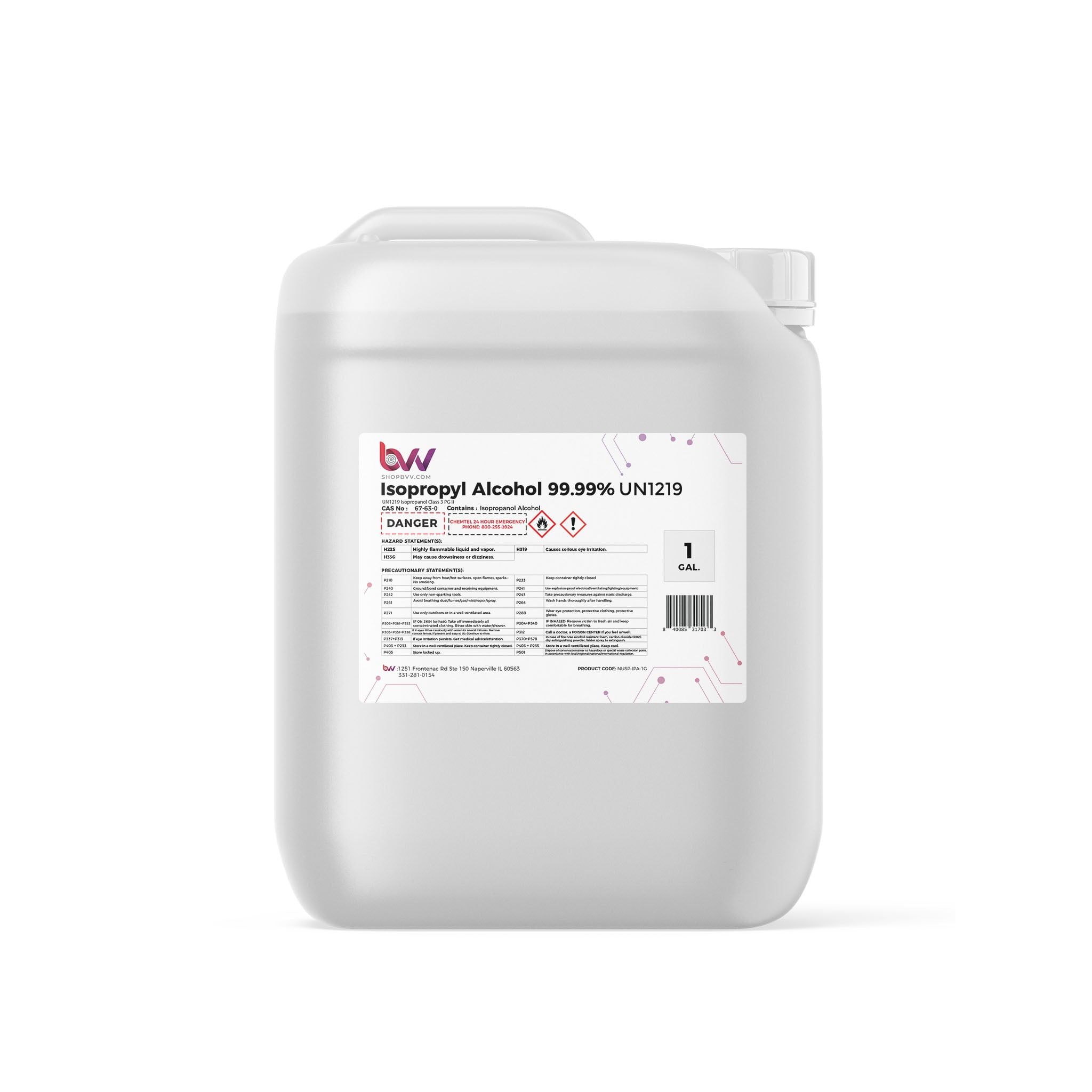 BVV High Purity Isopropyl Alcohol IPA 99% - Walmart.com