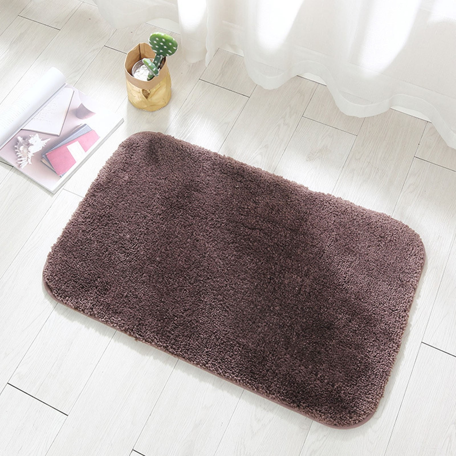 BVXEEP Bath Mat, Bathroom Rug, Microfiber Bathroom Rugs Bath Mat Extra ...