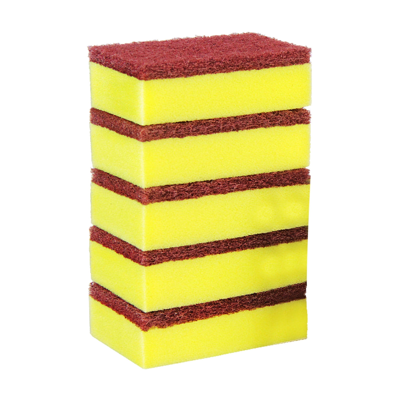 BVXEEP Kitchen Sponges, Dish Sponge, 5 Pack Nylon Emery Sponge for ...