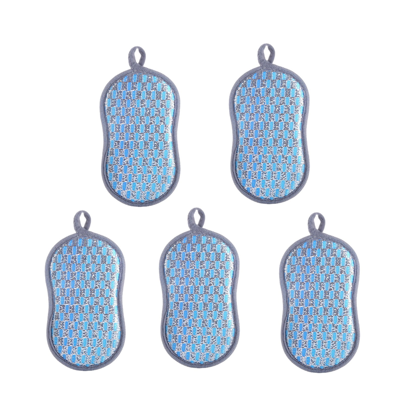 BVXEEP Kitchen Sponges, Dish Sponge, 5-Pc Wet and Dry Multi-Purpose ...