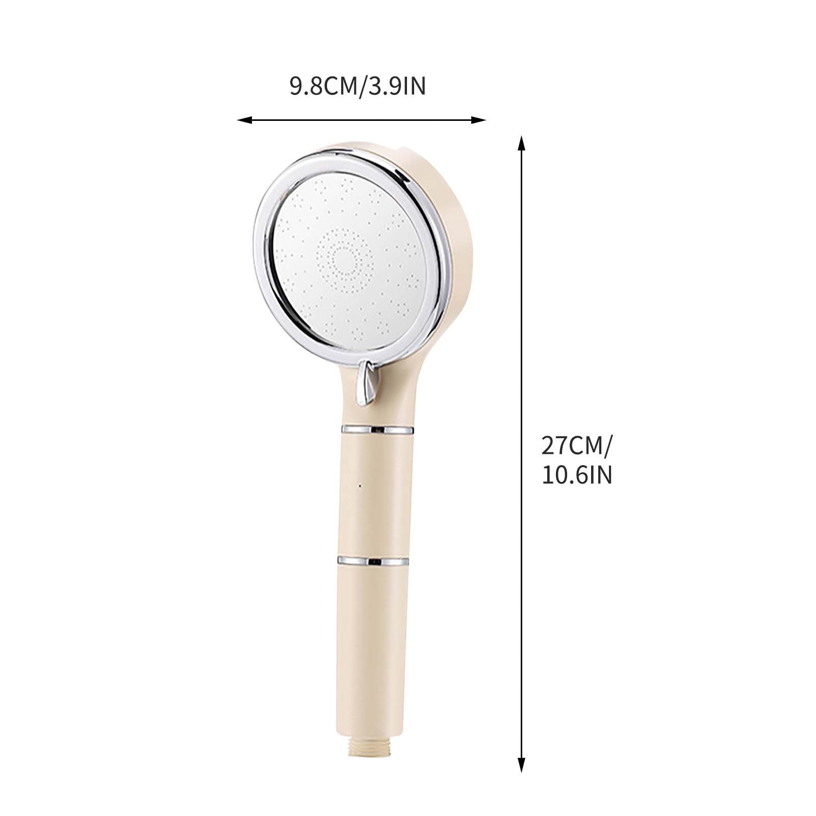 BVXEEP Shower Head, Four Speed Turbocharged Water Stop Filter ...