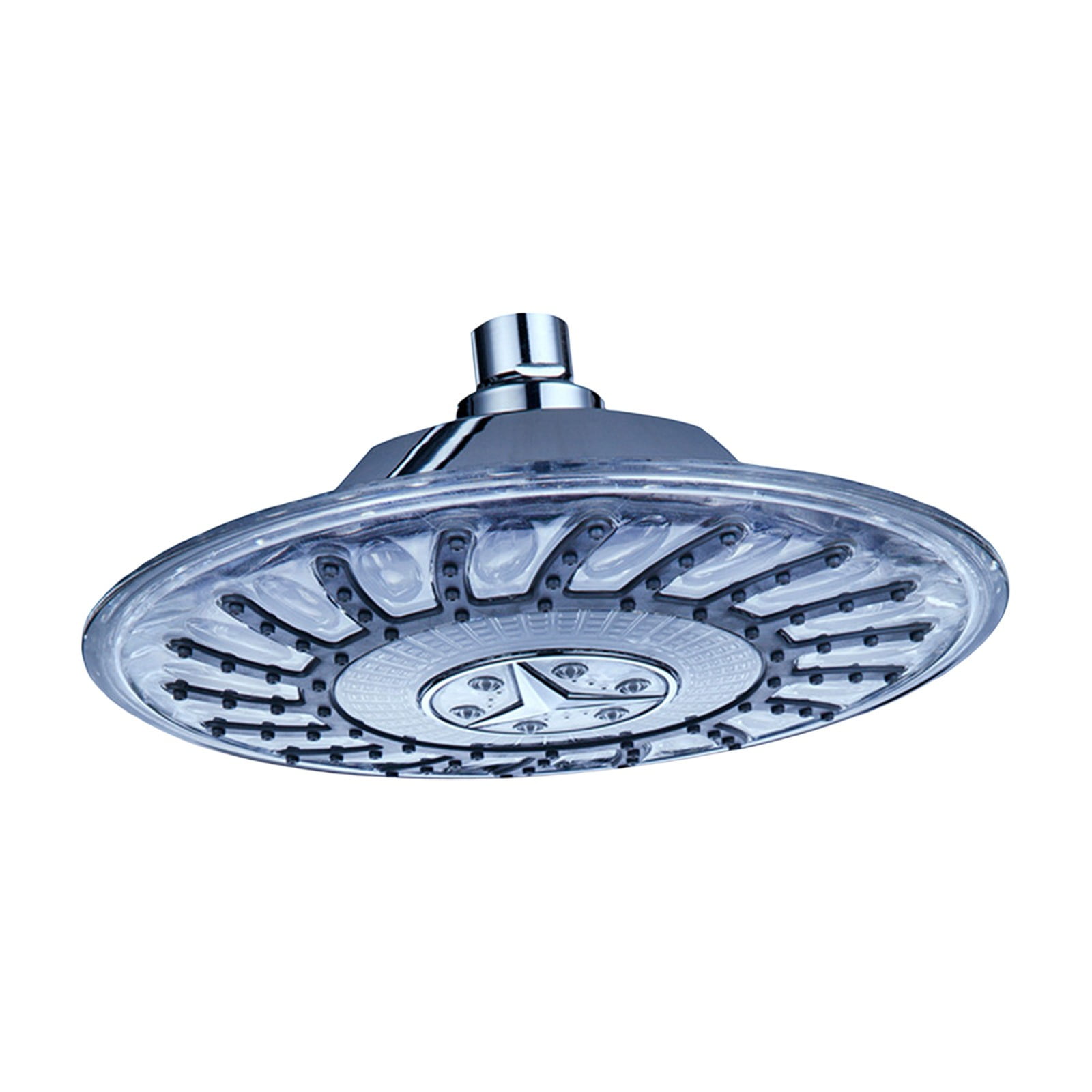 BVXEEP Shower Head, Led Top Spray Temperature Control Three Color ...