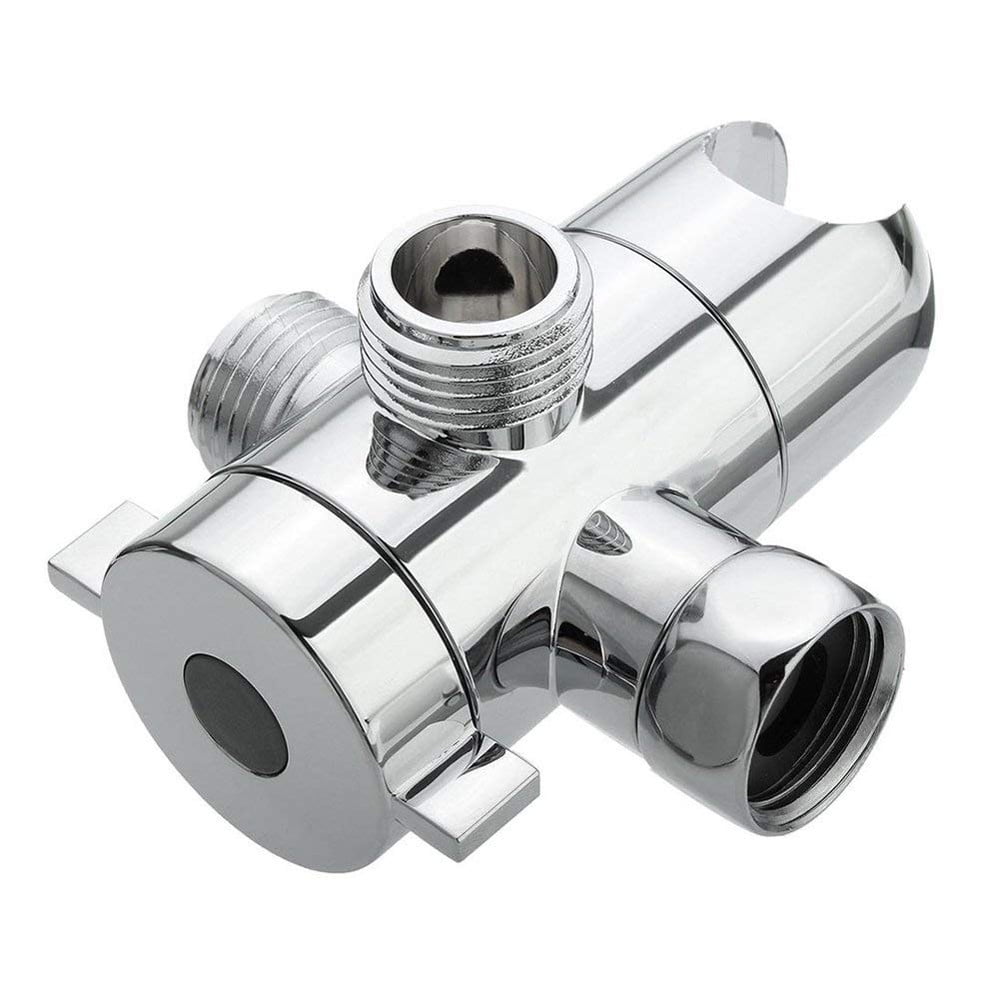 BVXEEP Shower Head Wall Mount, 1/2 Inch Three-Way Shower Diverter Mount ...