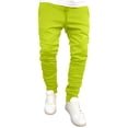 BVnarty Men's Drawstring Waist Textured Straight Leg Pants with Button ...