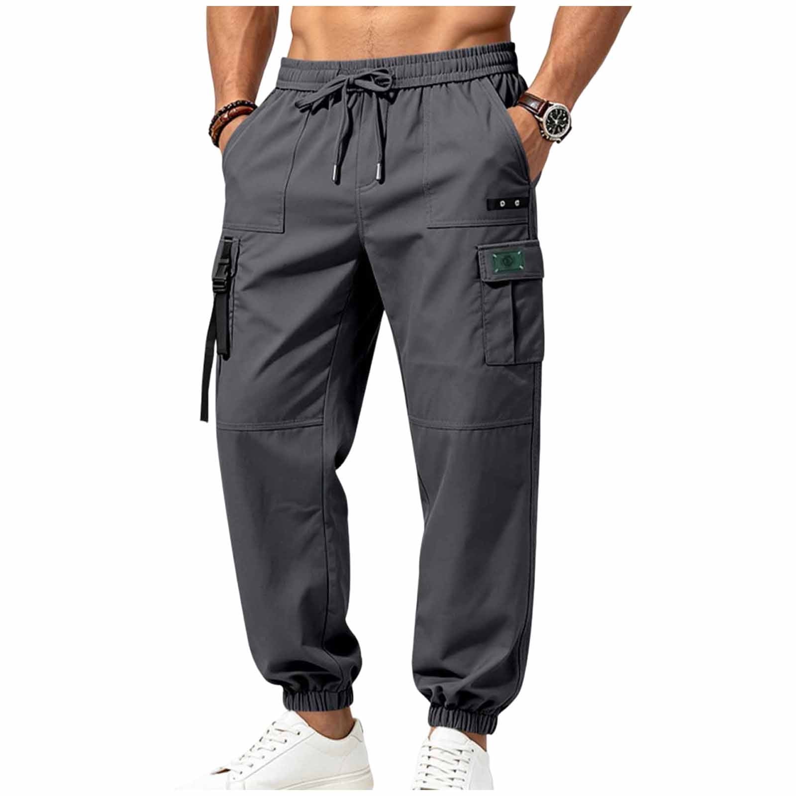 BVnarty Men's Straight Leg Cargo Pants Tear Resistant Fabric Multi ...