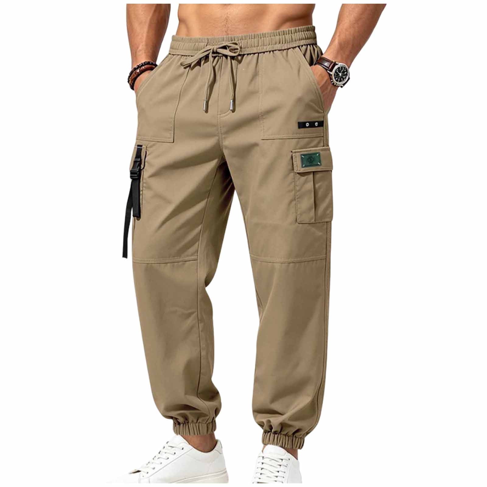 BVnarty Men's Straight Leg Cargo Pants Tear Resistant Fabric Multi ...