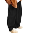 BVnarty men's solid tone drawstring jogger pants, all-day comfort ...
