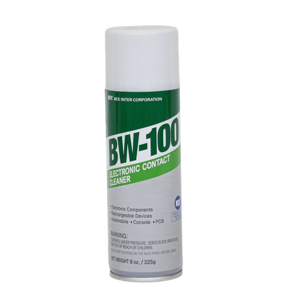 BW-100 Multipurpose Non-Flammable Electronic Contact Cleaner Aerosol Spray, 8oz/225g - Walmart.com