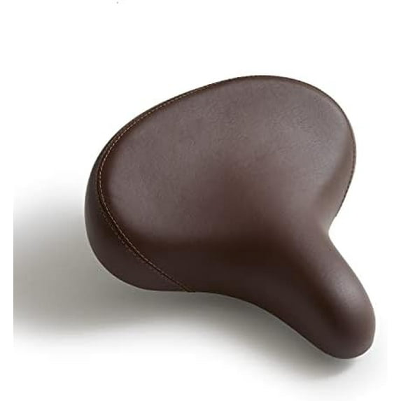 BW Classic Beach Cruiser Bike Seat with Metal Springs – Extra Wide ...