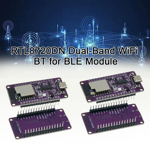 BW16 Dual-Band WiFi & Bluetooth Dev Board,RTL8720DN IoT Module,2.4G/5G ...