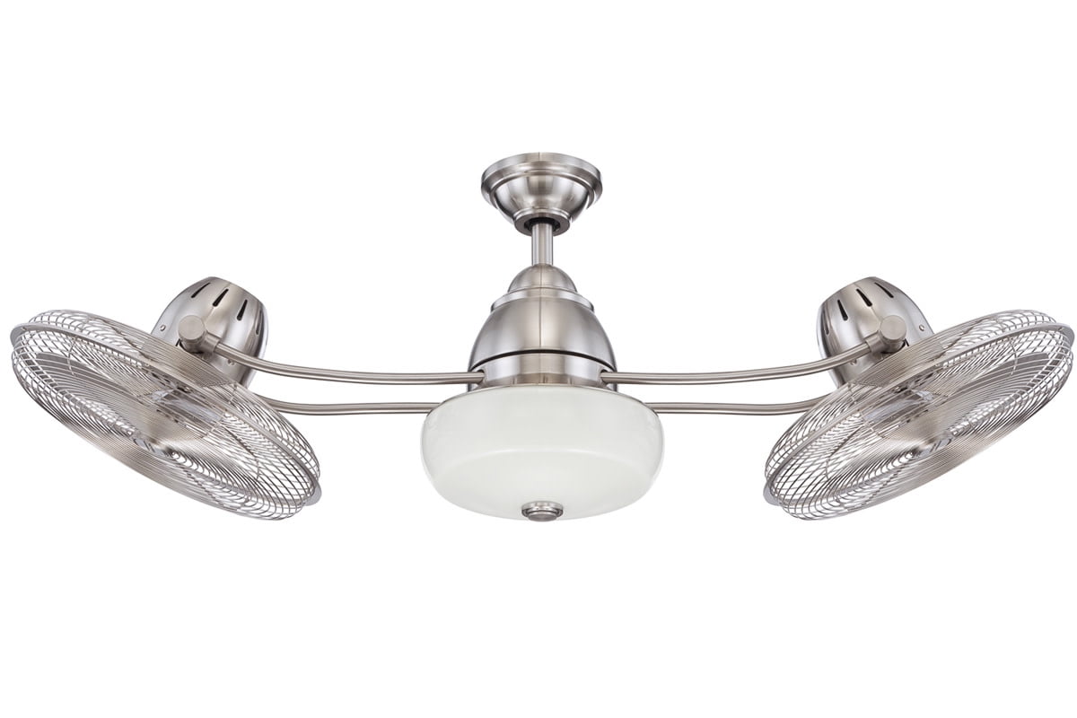 Craftmade Bellows II 48" Blade Ceiling Fan - Indoor/Outdoor Dual Headed ...