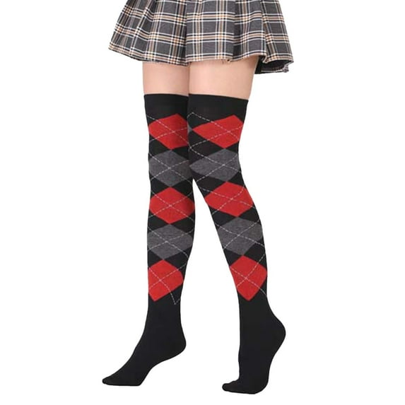 BWASD Thigh High Socks for Women Over the Knee Warm Thick Soft ...