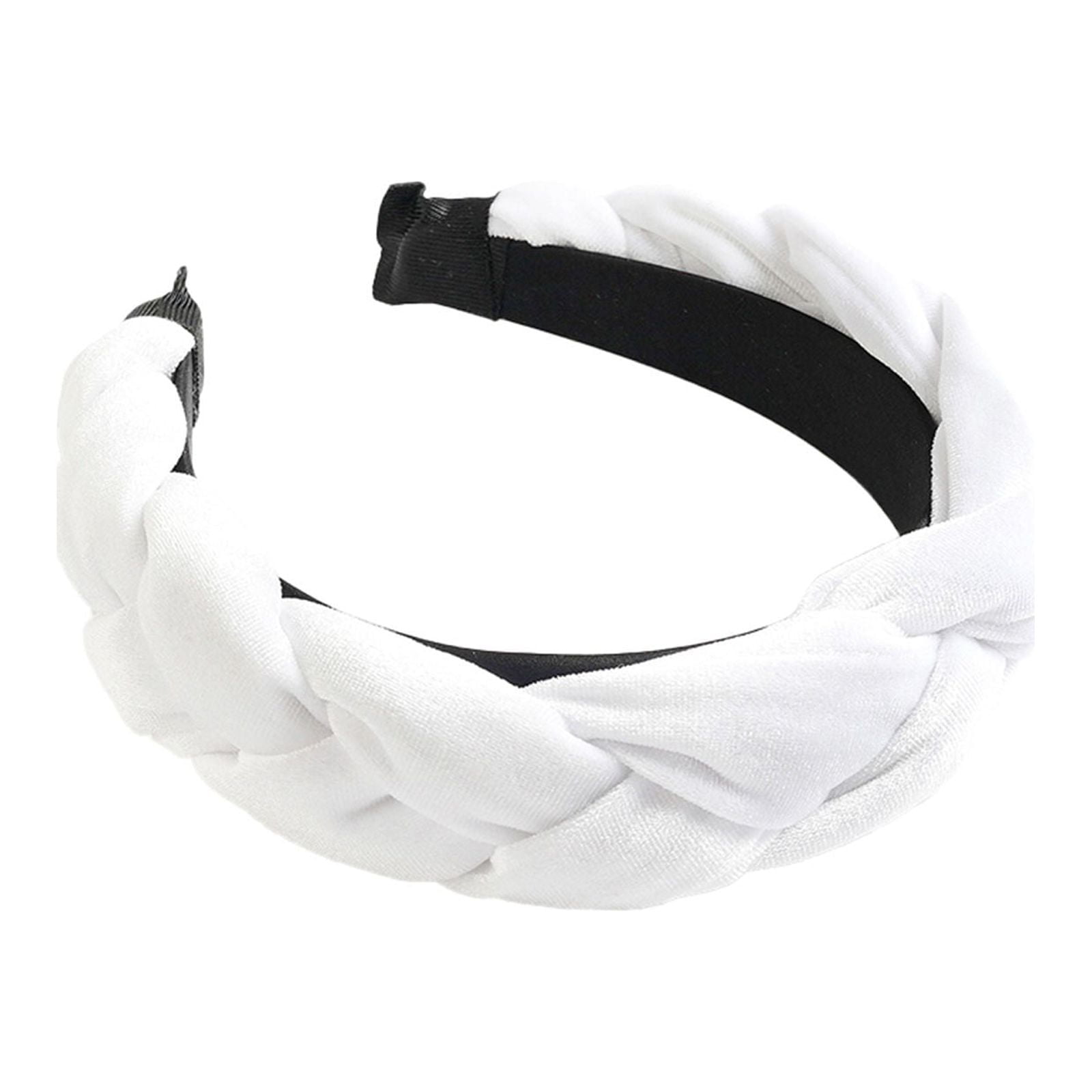 BWASD Wide Headbands for Women Thick Solid Color Elastic Hair Bands Non ...