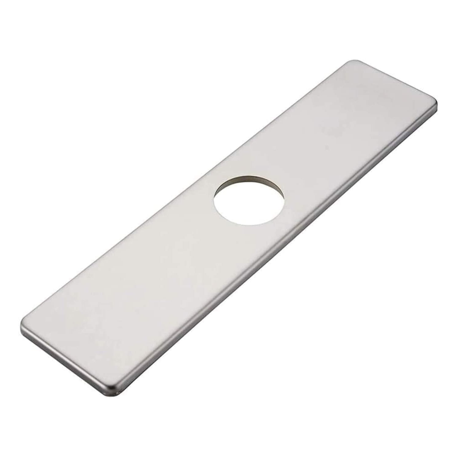 BWE Faucet Cover Sink Hole Deck plate 10 Inch for 1 or 3 Hole Black ...
